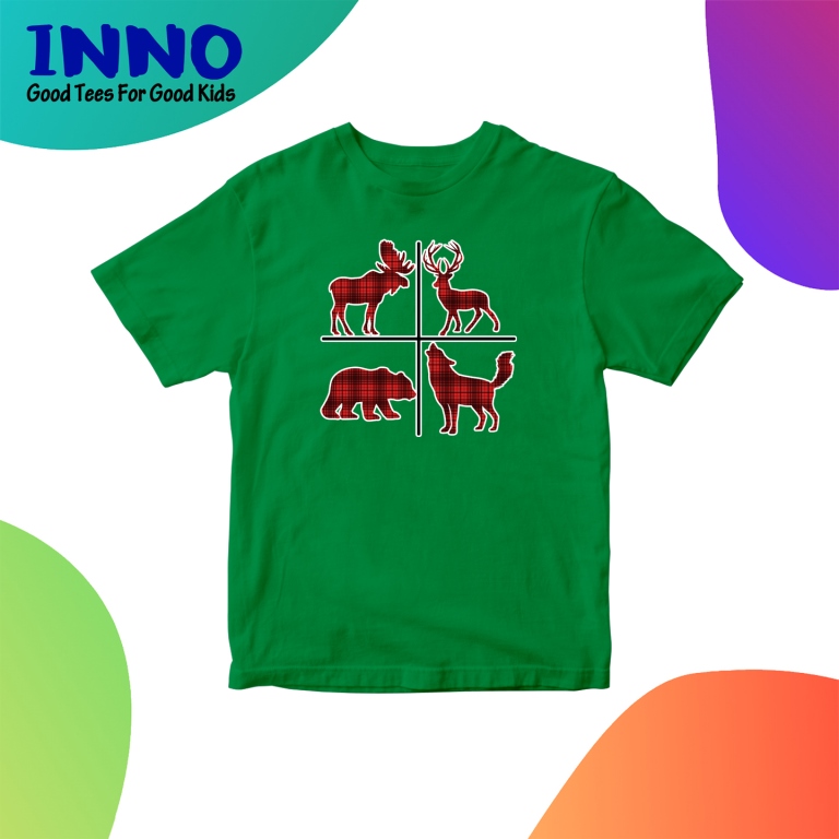 INNO Kids T-shirts For Boys And Girls IDA20-0530 Woodland Animals ...