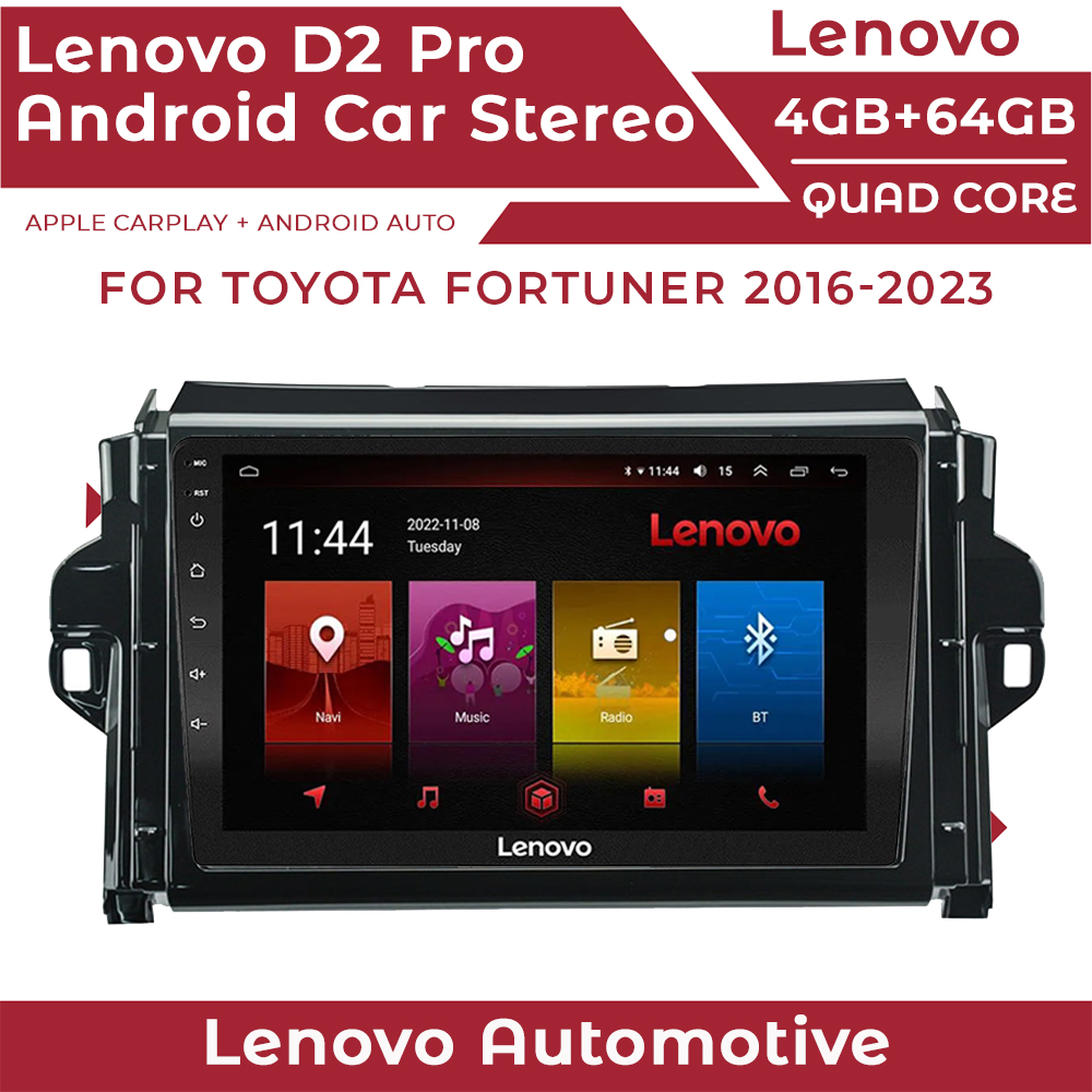 Lenovo D2 Pro Android Car Stereo 9 inch 4GB+64GB Head Unit with GPS For ...
