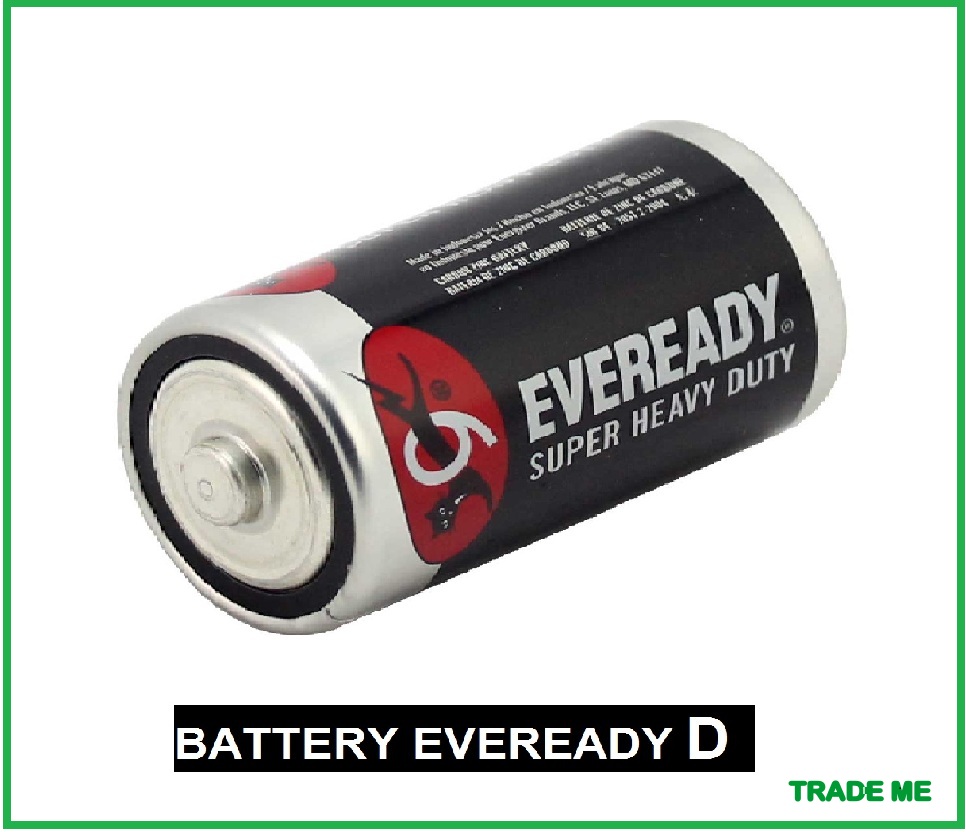 Battery Eveready Size "D" Black (2 pcs/pack) | Lazada PH