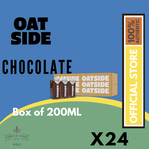 Oatside Chocolate Oat Milk 1L and 200 mL Pocket Pack 100% Plant-Based ...