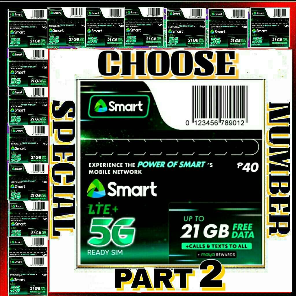 SMART SIM CARD 5G "CHOOSE NUMBER SPECIAL" (Part 2) Brand new & Sealed ...