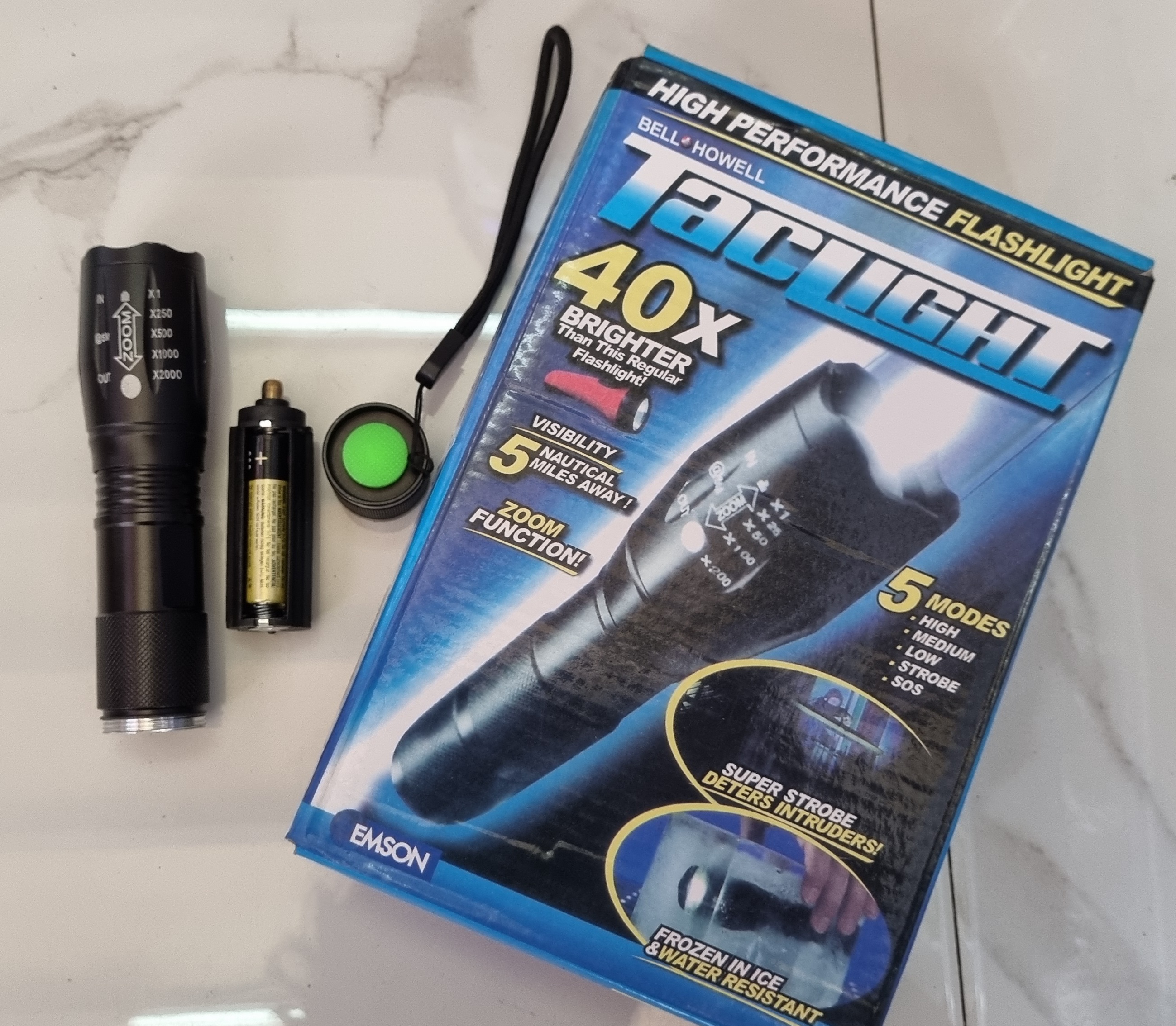 Taclight High Performance Flashlight Battery Operated | Lazada PH