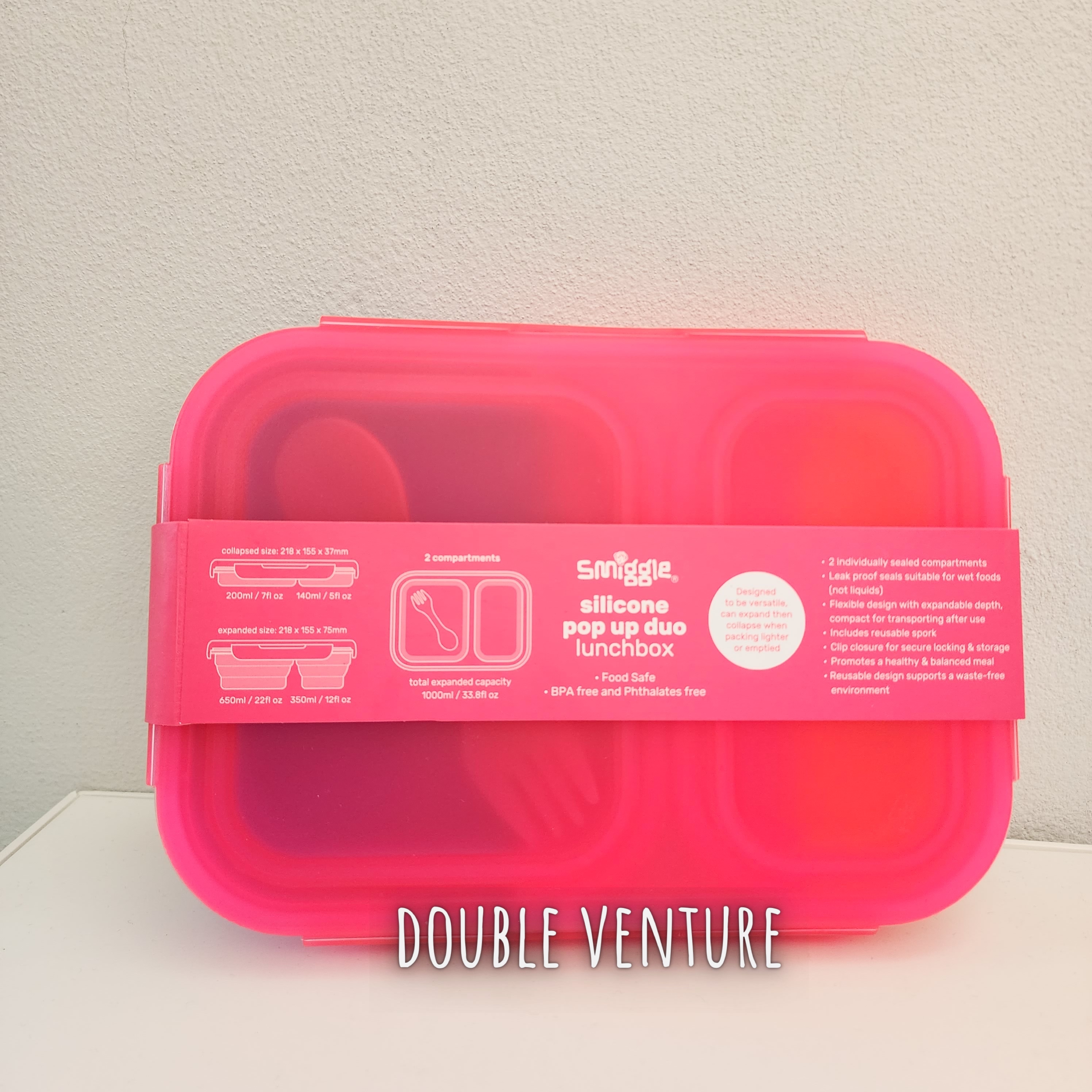 Smiggle Pop Up Silicone Lunchbox Duo | Lazada PH