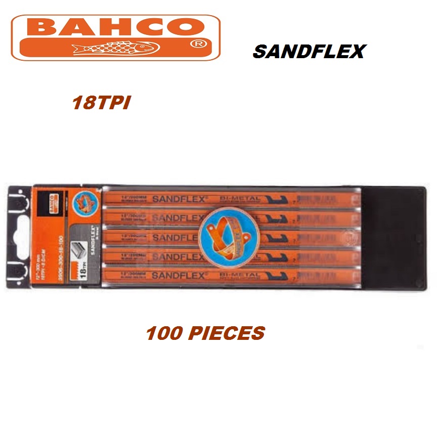 SANDFLEX HACKSAW BLADE (18TPI,24TPI) -1PC,10PCS,100PCS | Lazada PH