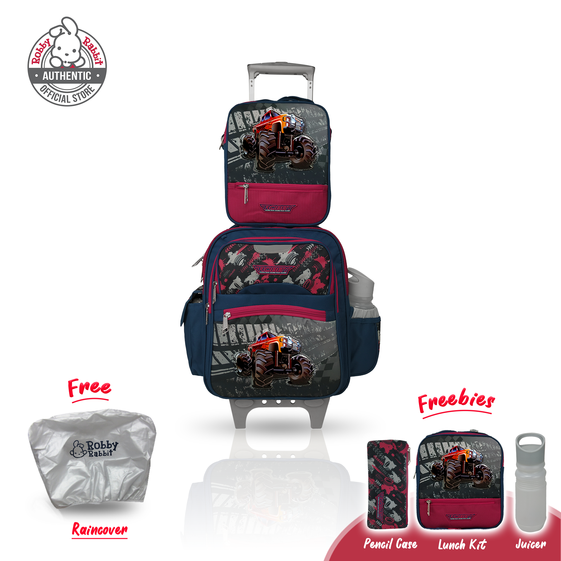 Robby Rabbit Fast Car-1 14 Inch Soft Trolley | Lazada PH