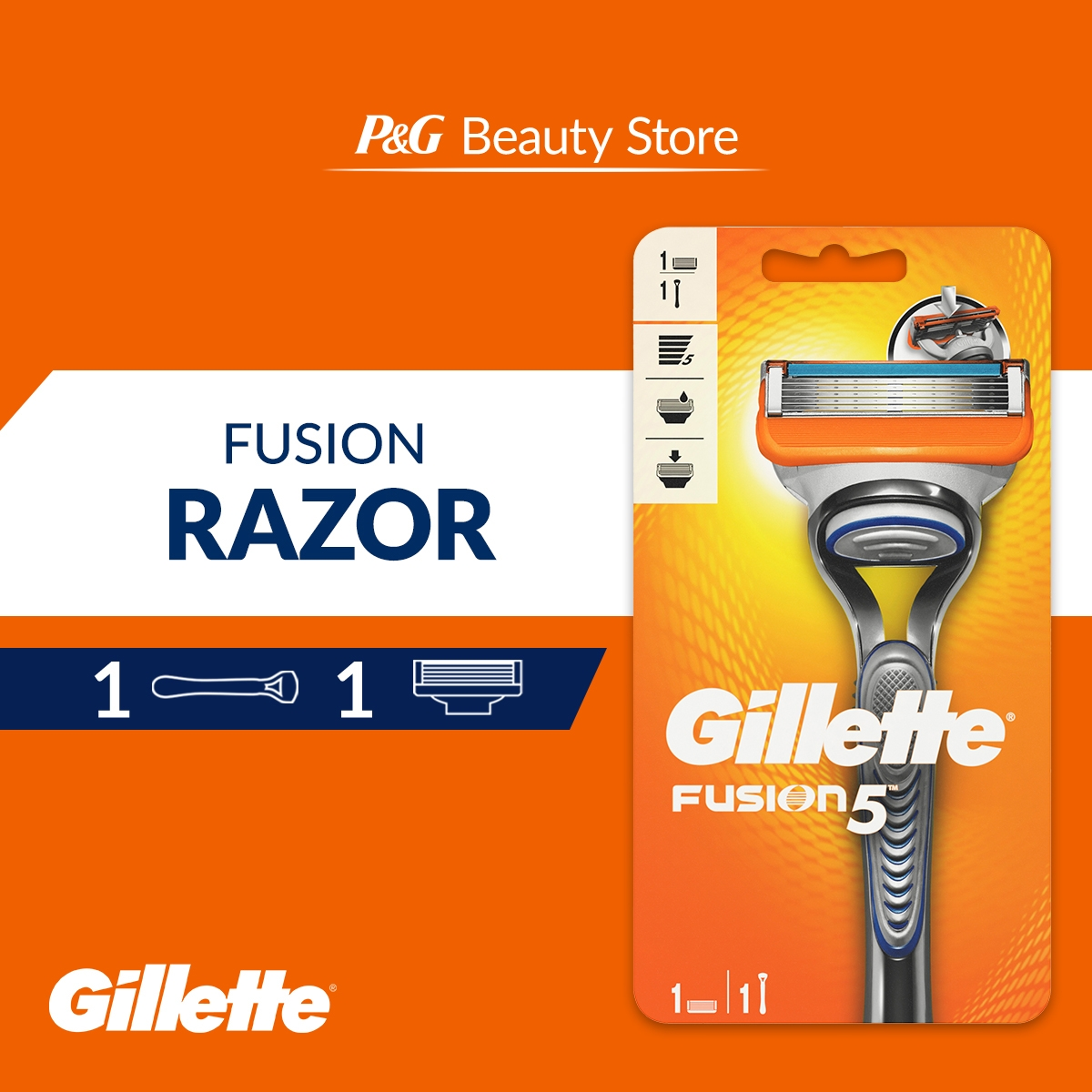 Gillette Fusion 5 Fusion5 Men's Razor | Lazada PH
