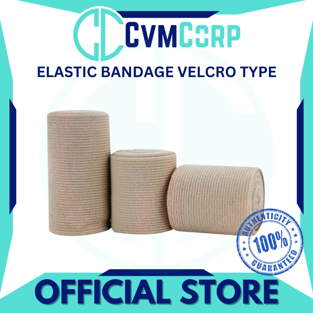 CVMC-ELASTIC BANDAGE VELCRO TYPE 2X5/3X5/4X5 1PC | Lazada PH