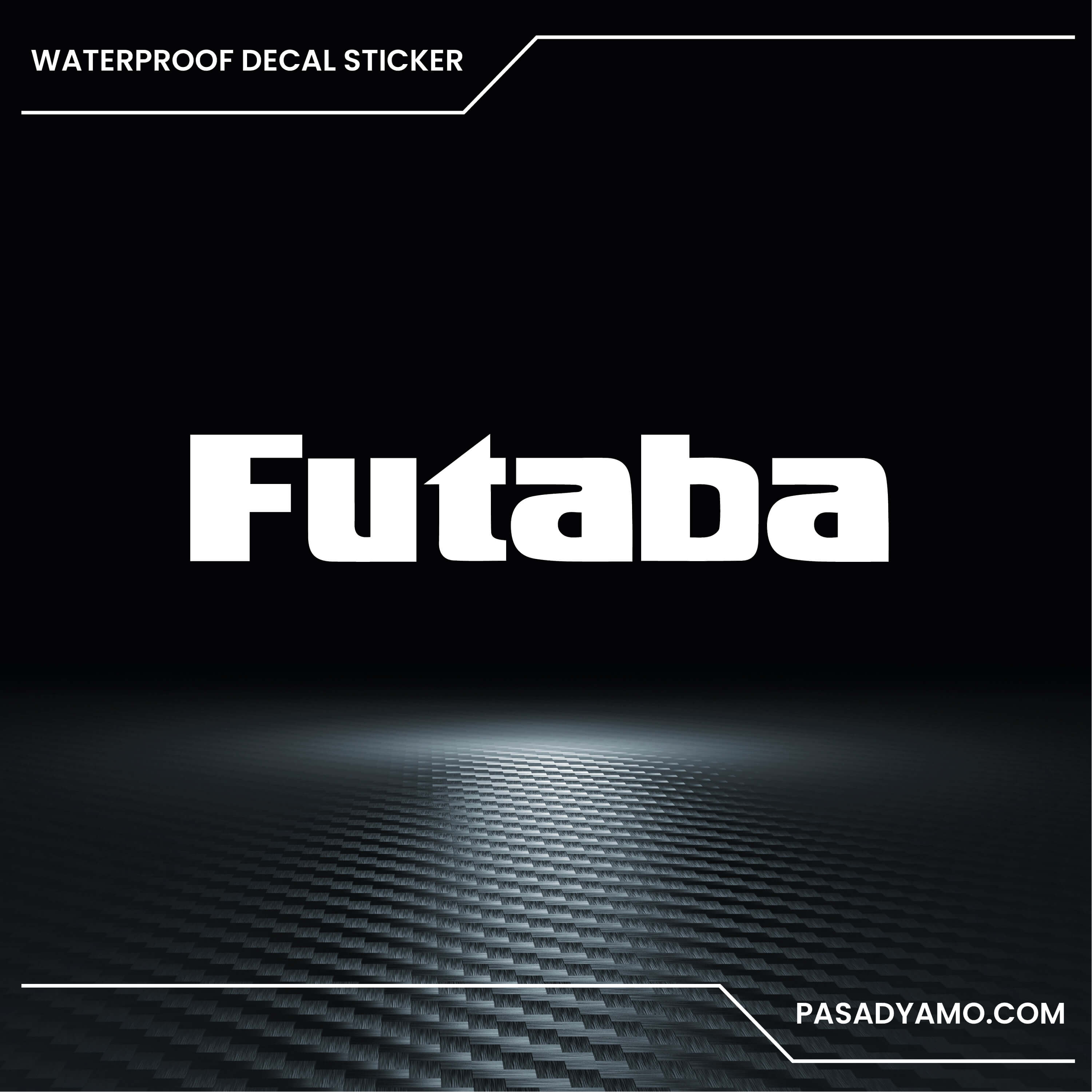 Futaba Logo Decal Sticker for Cars Motorcycles Laptops Skateboards 6 x ...