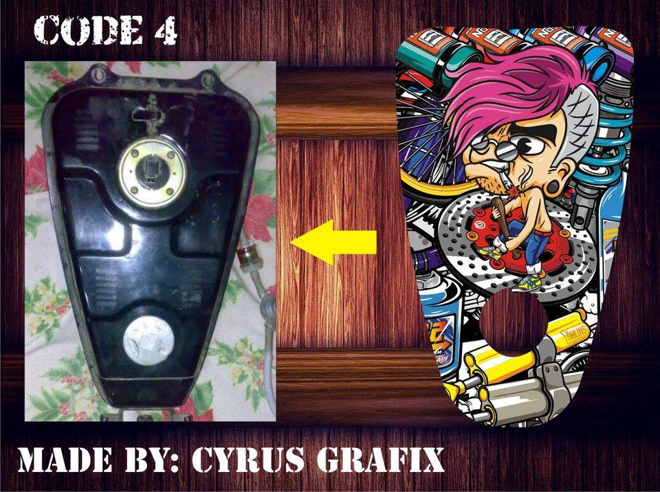 RAIDER 150 CARB GAS TANK STICKER | Lazada PH