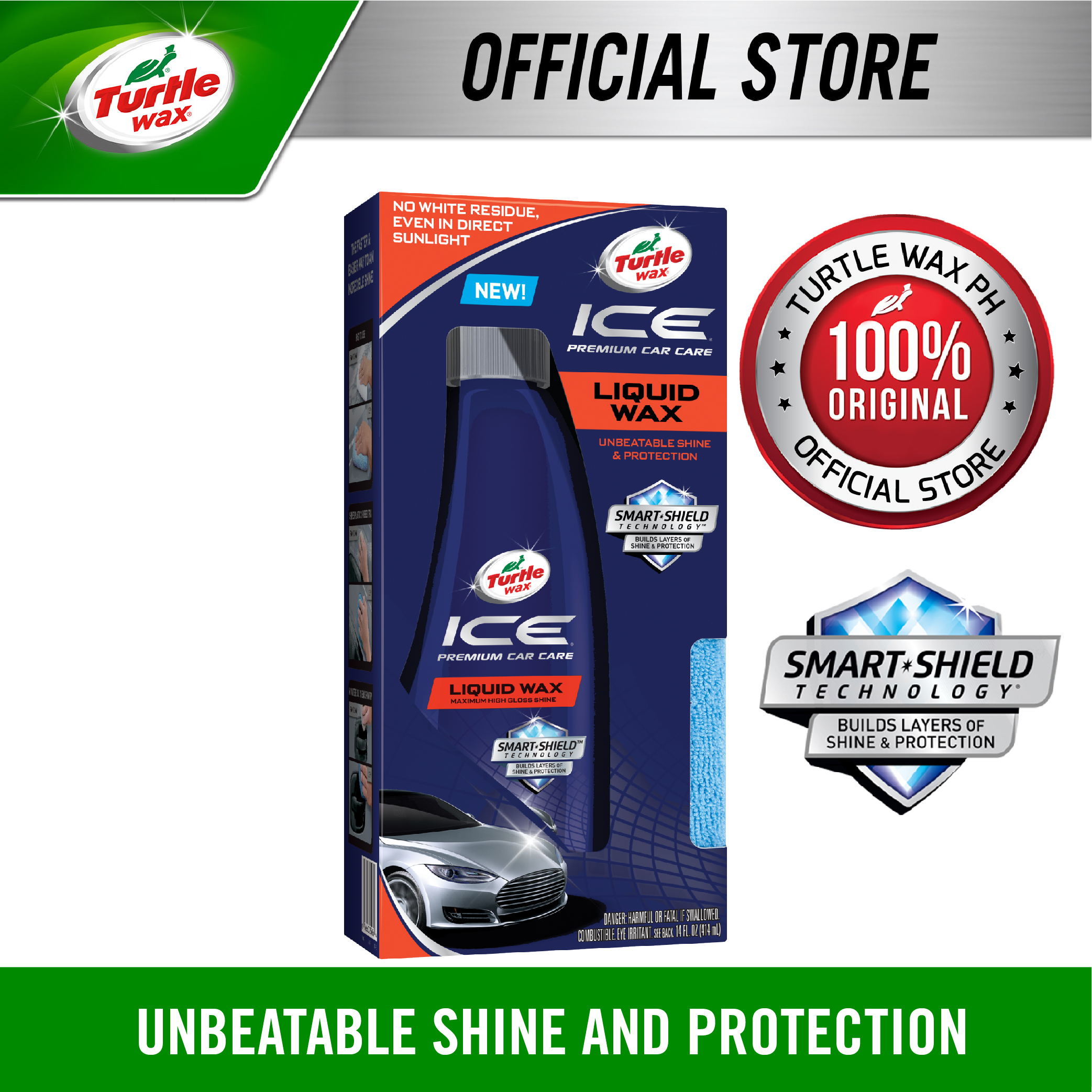 Turtle Wax ICE Liquid Wax 414ml T468R | Lazada PH