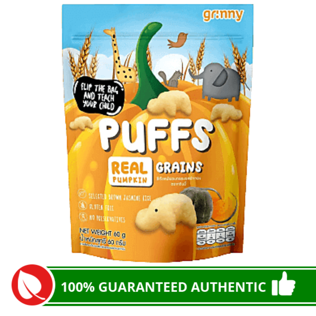 Grinny Puffs Grains Real Pumpkin | 60g | Lazada PH