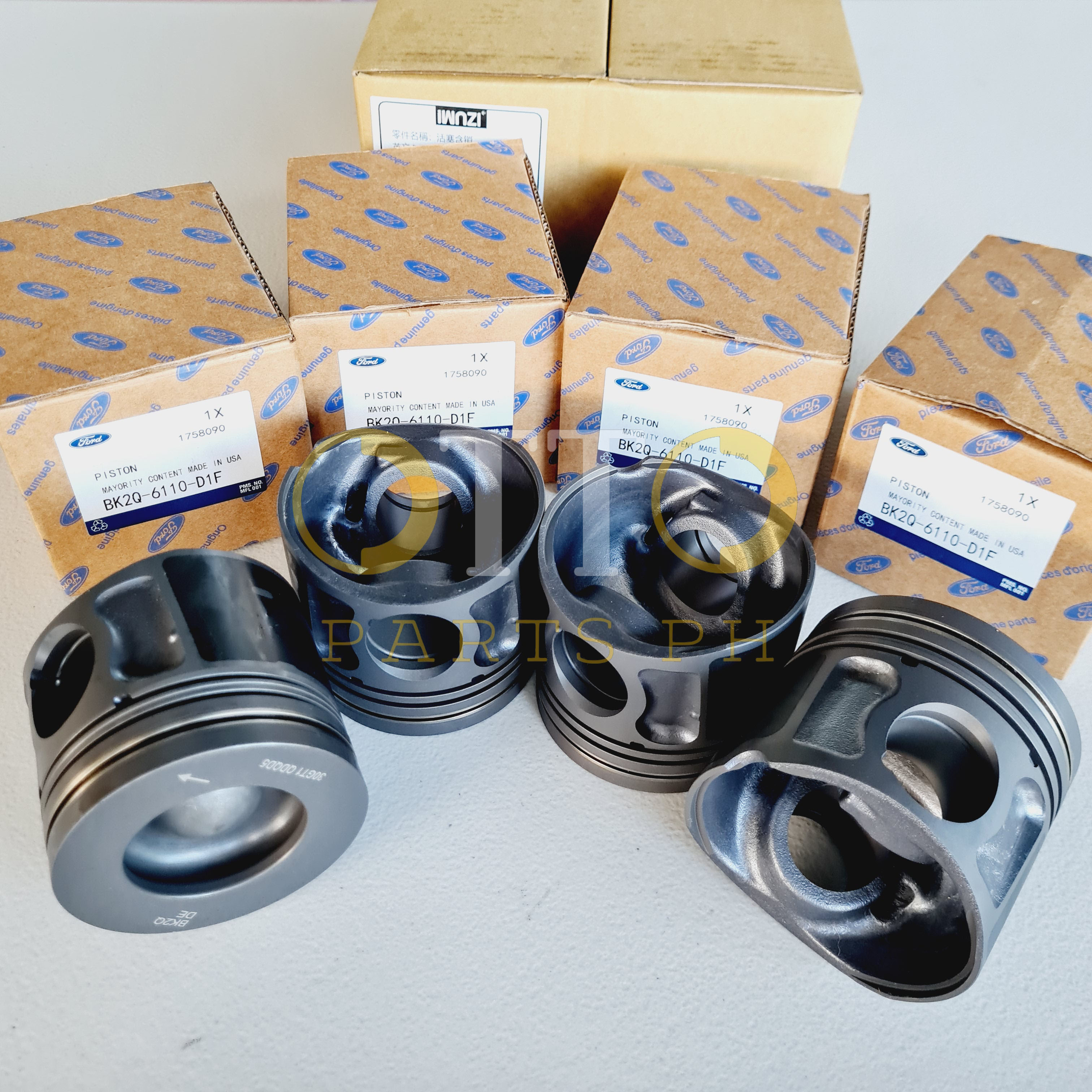 [OEM] Piston Set for 2.2L Ford Ranger BT-50 [2012-2020] and Everest ...