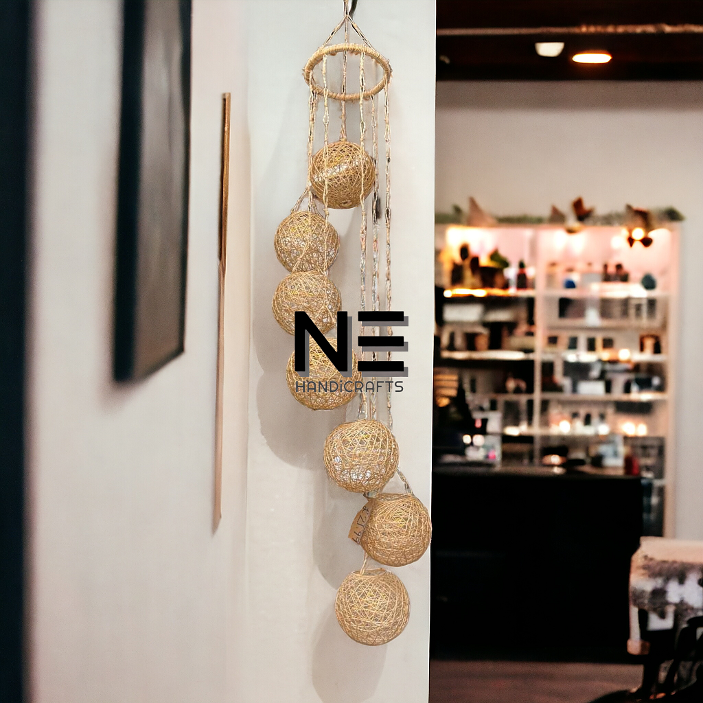 Hanging Native Globe Abaca Rattan Balls String Indoor Outdoor Display ...