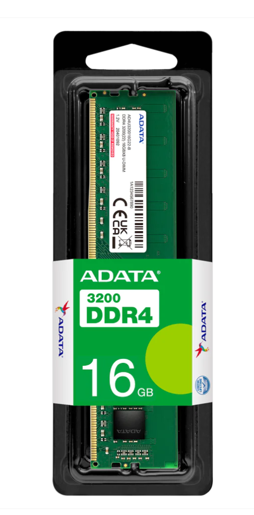 ADATA 16GB SINGLE DDR4 3200 DIMM DESKTOP MEMORY - AD4U320016G22-SGN | Lazada PH