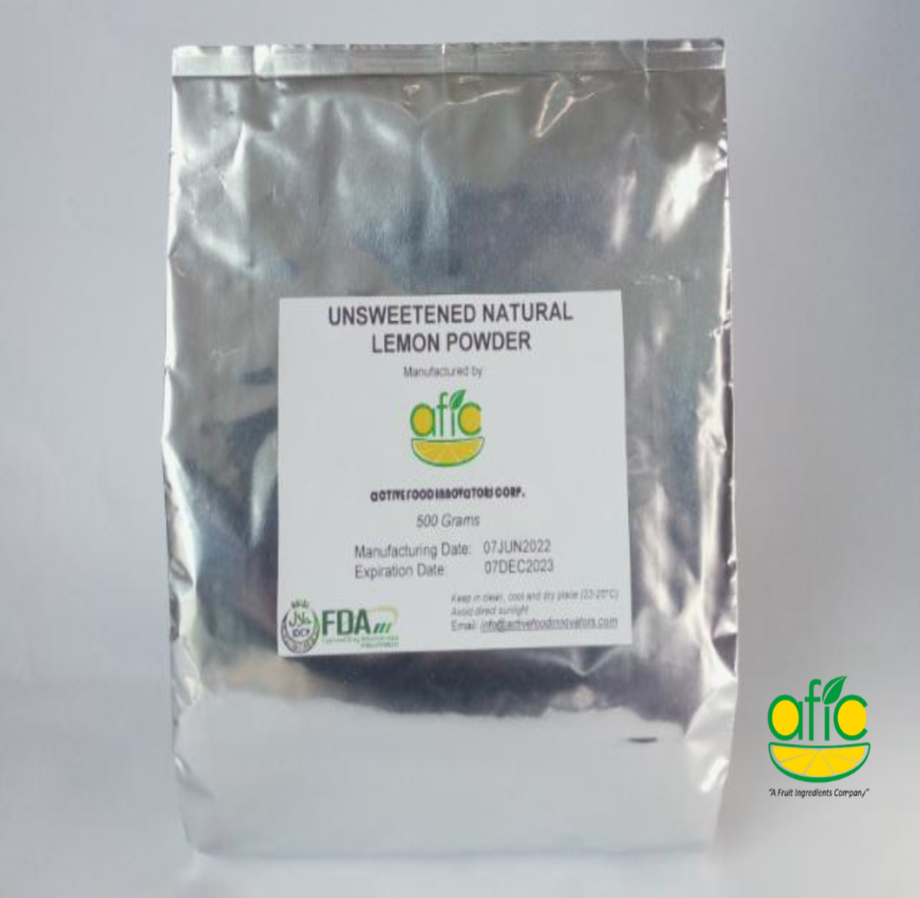 Unsweetened Natural Lemon Powder | 500 grams | Lazada PH