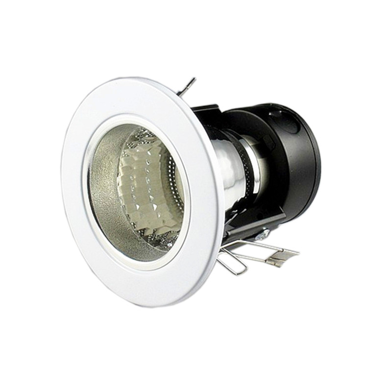 Free Shipping 2.5inch E27 White Round Recessed Casing Downlight Holder ...