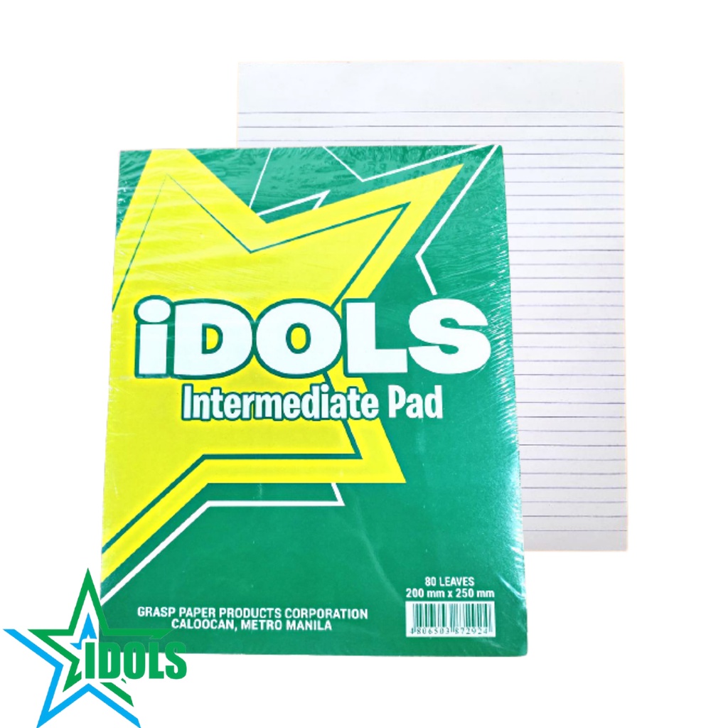 IDOLS Intermediate Pad Paper per 5 PADS | Lazada PH