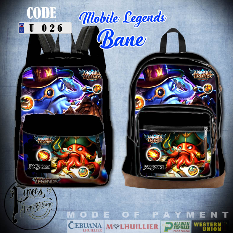 Gawang Bataan Backpack Mobile Legends BANE Design 1 | Lazada PH