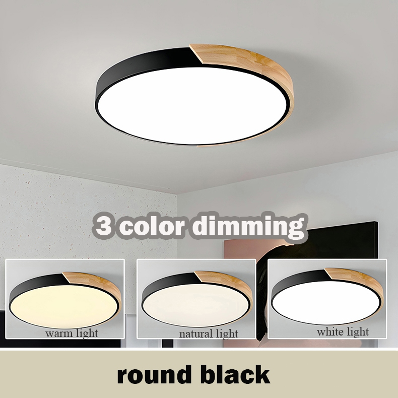 Ceiling lights modern design tri colors dimming led light for ceiling ...