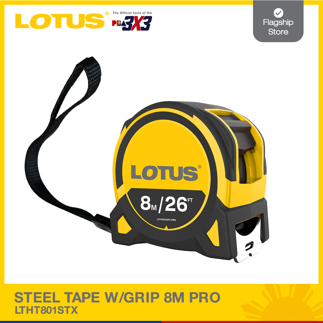Lotus Steel Tape W/Grip PRO (Inch/Fractional Scale) - 3M LTHT301STX PRO ...