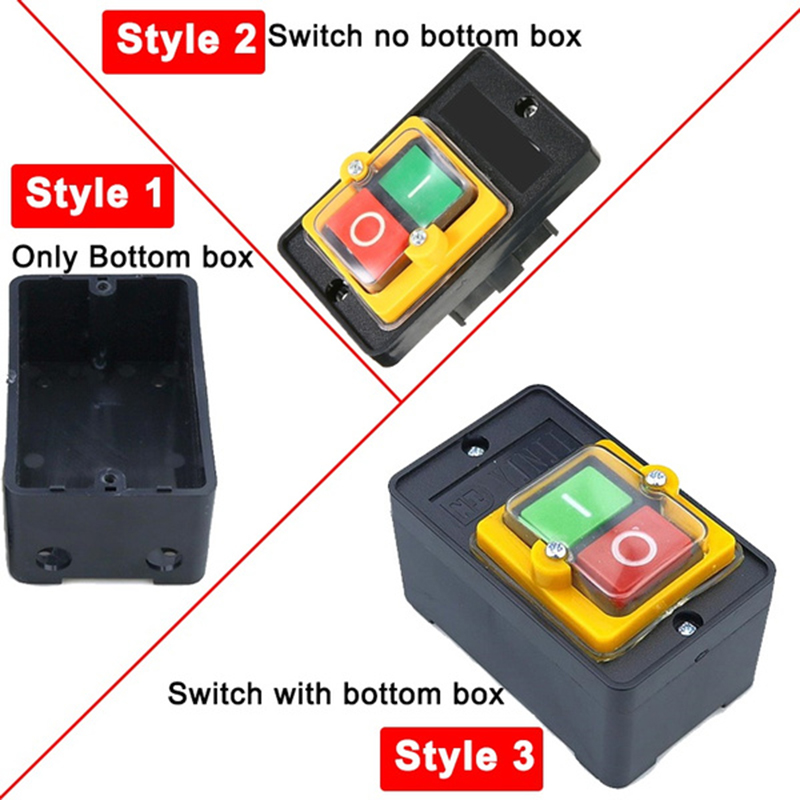 dongchengdianzi On Off Water Proof Push Button Switch Waterproof PushButton for Cutting Machine ...