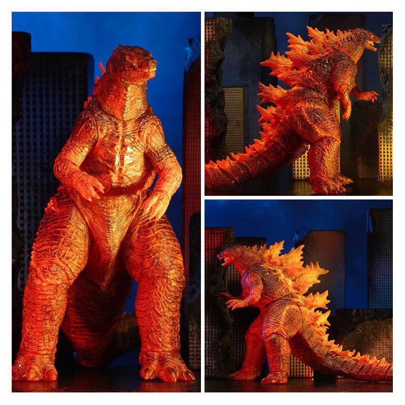 NECA Godzilla King of the Monsters Fire Burning Godzilla Action Figure ...
