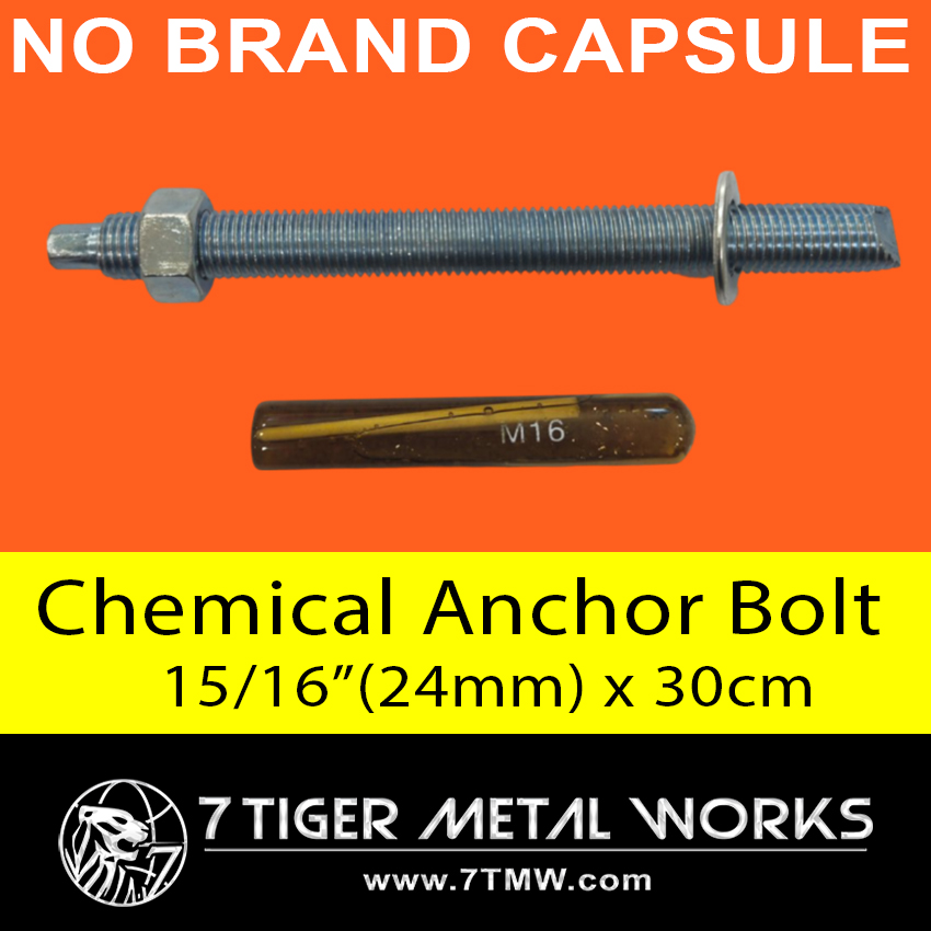 chemical anchor bolt with capsule(no brand) set | Lazada PH