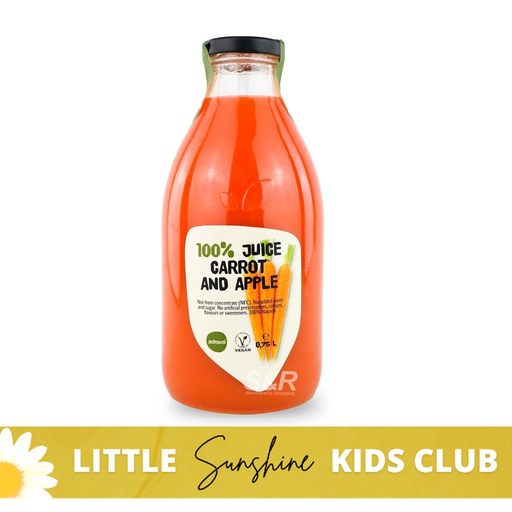 Zdravo Organic 100% Carrot And Apple Juice 750mL | Lazada PH