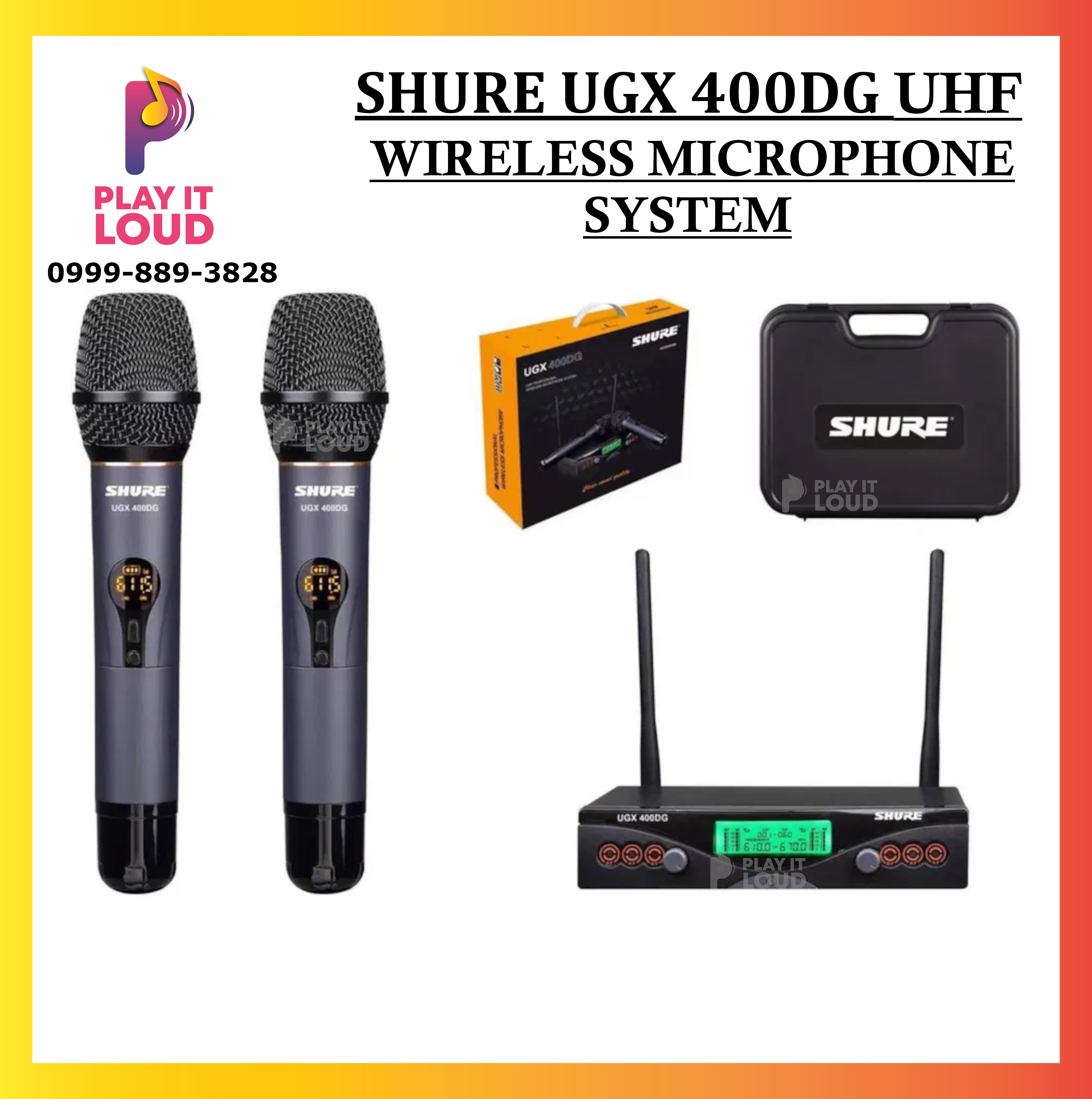 SHURE UGX 400DG UHF Professional Wireless Microphone System | Lazada PH