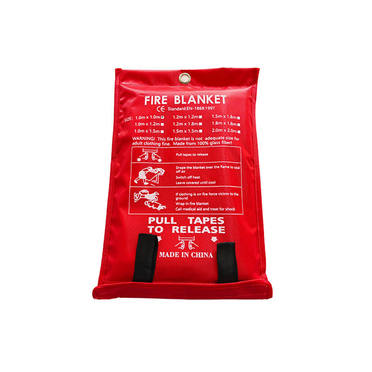 Fire Blanket Fire Escape Fire Extinguisher Tool Fiber Glass for Home ...
