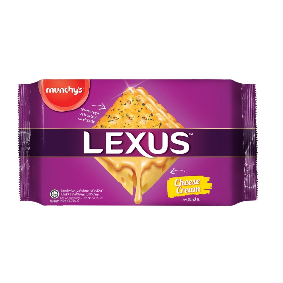 biscuits Munchy's Lexus Sandwich Cracker 190g {Made In Malaysia ...