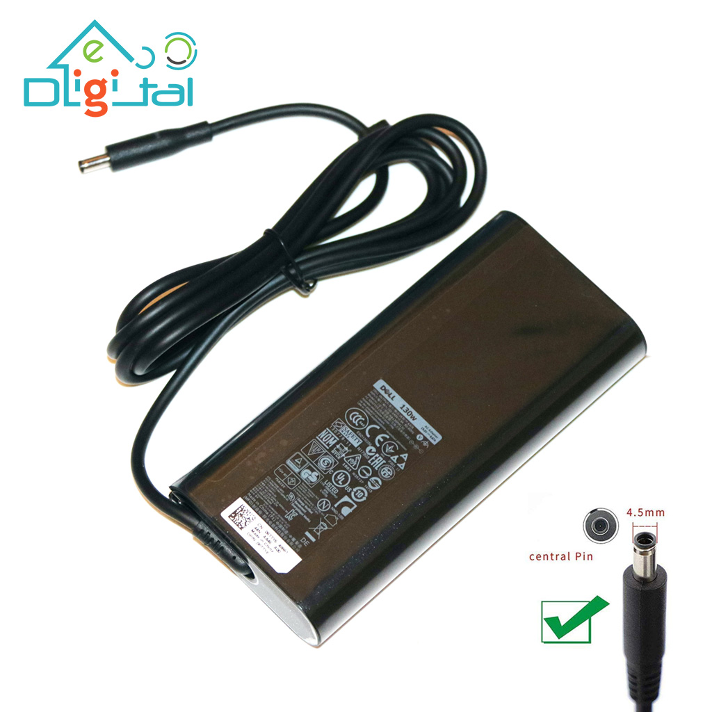 Ecodigital Original Laptop Charger 4Th Gen New Dell 130W 19.5V 6.67A 4 ...