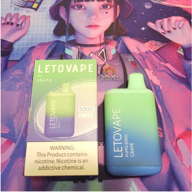 Legit LETOVAPE 5000 PUFFS Disposable Vape Pod Rechargeable Authentic pk ...