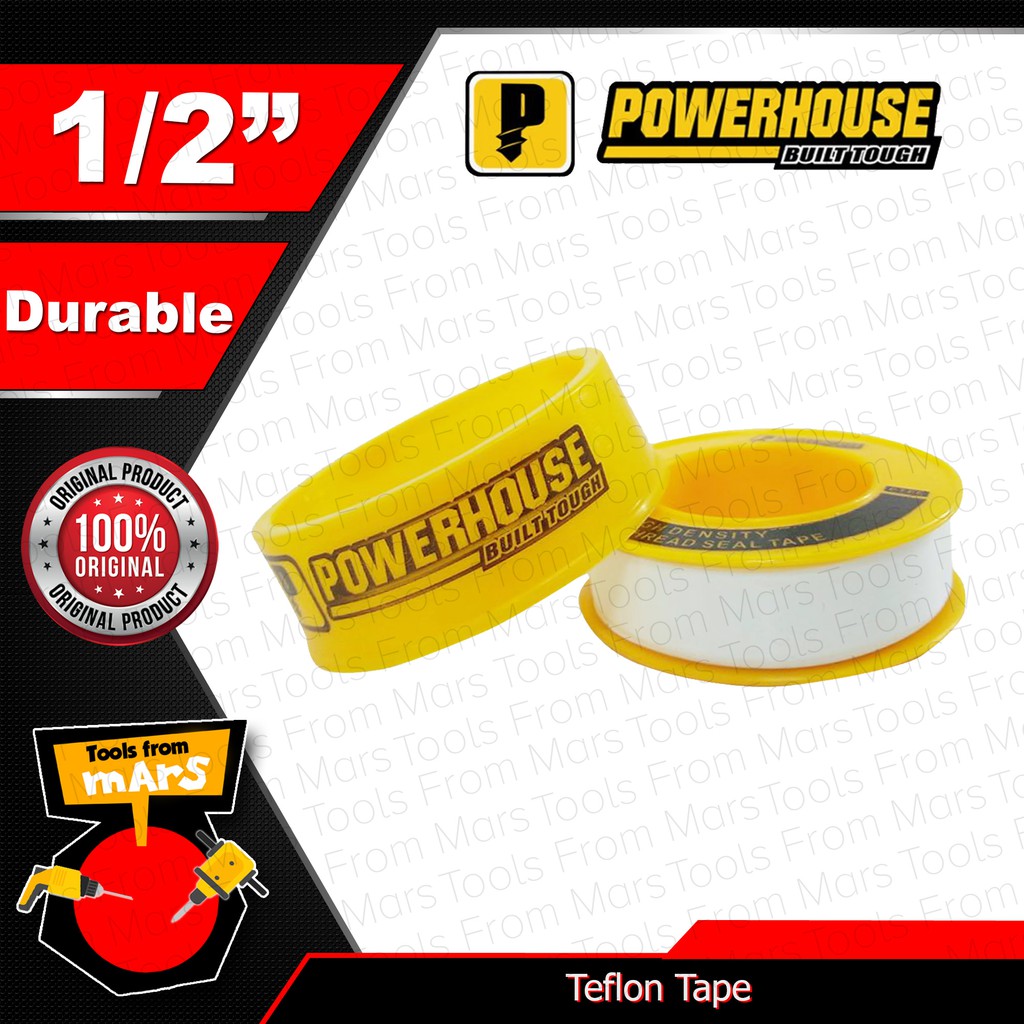 PTFE Thread Seal Tape Tapelon Tef Lon 1/2" TOOLS FROM MARS PHHT TFM ...