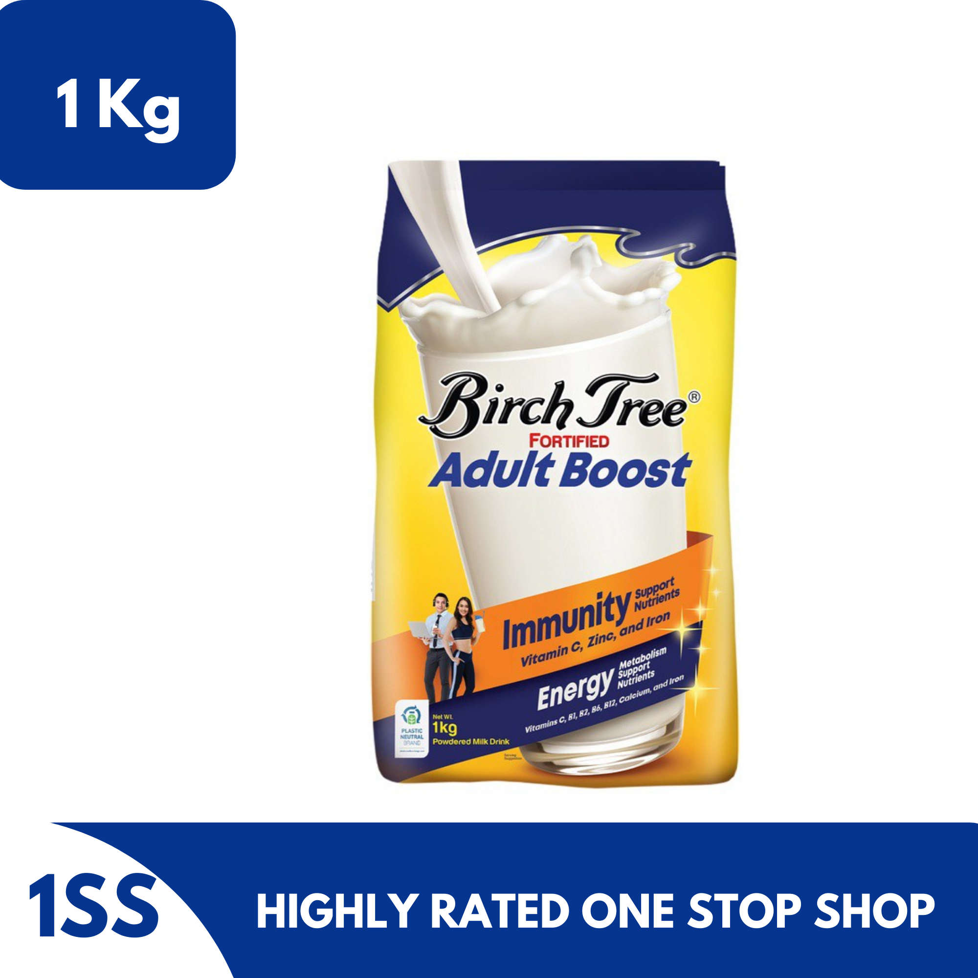 Birch Tree Fortified Adult Boost Milk Powder, 1Kg | Lazada PH