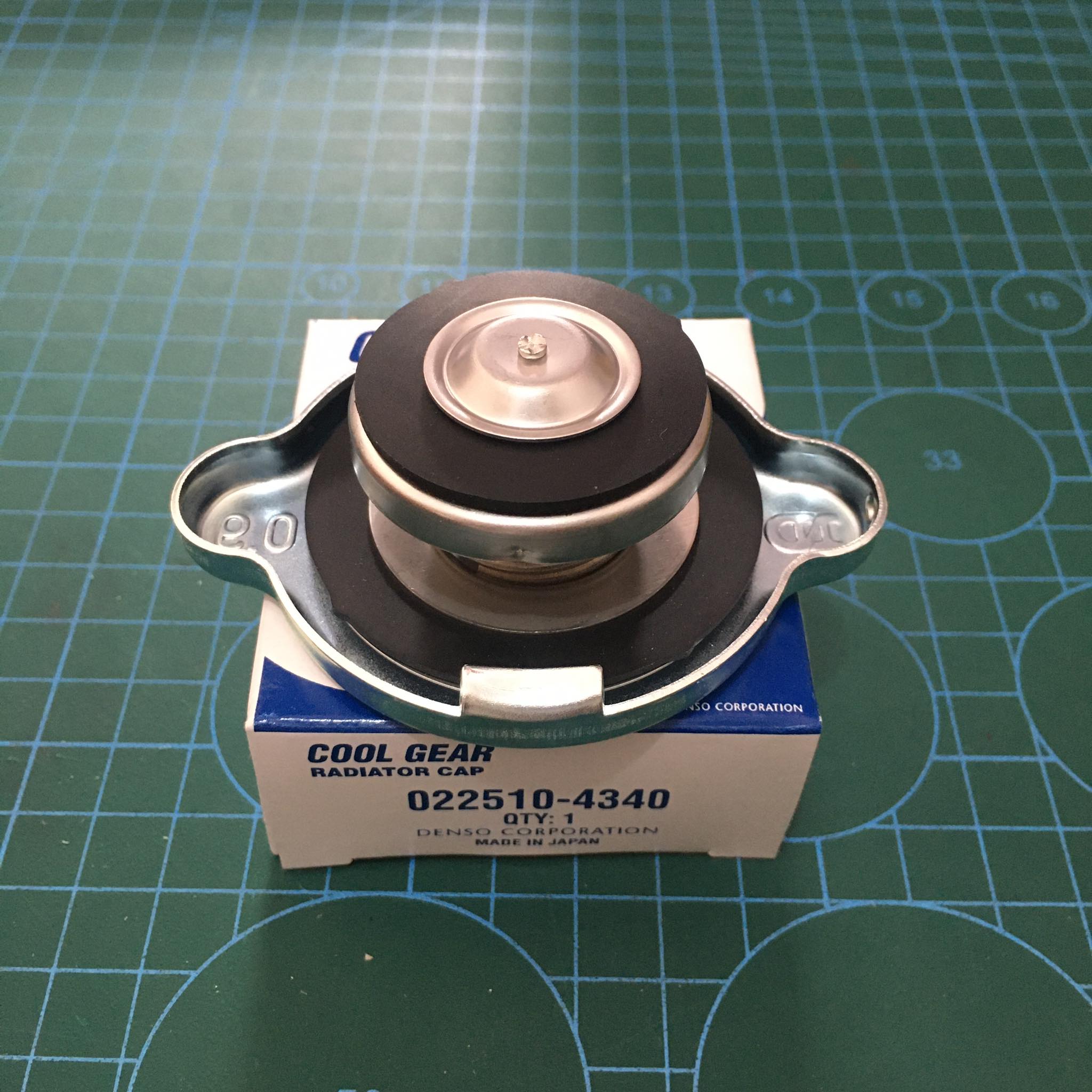 ORIGINAL DENSO 88kPA/0.9 TYPE A BIG RADIATOR CAP FOR HEAVY DUTY ...