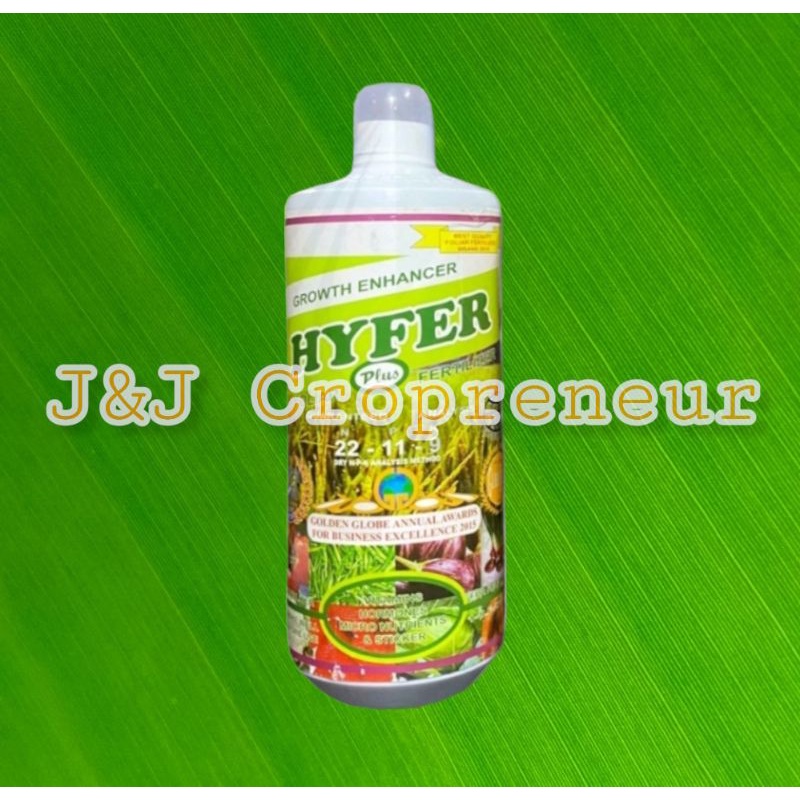Foliar Fertilizer: Hyfer Plus Growth Enhancer/Bloom Booster 1liter ...