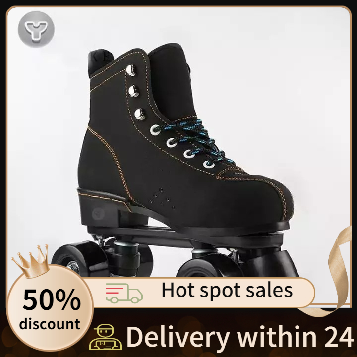 [Free Shipping + One Year Warranty] Double Row Roller Skates Skates ...