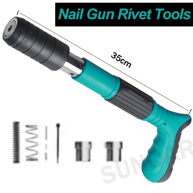 Nail Gun Hand Operated Steel Nail Gun Wall and Ceiling Quick Nail ...