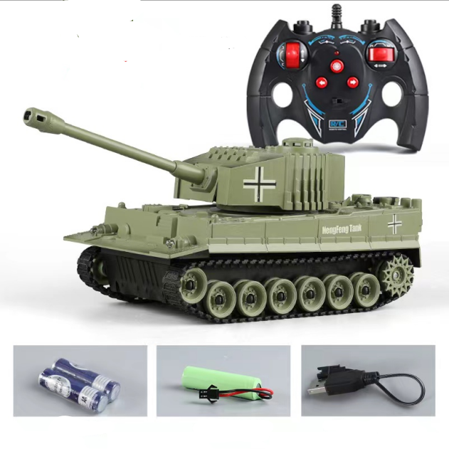 2.4G RC Toys Army Tank Military Remote Control Tank Toy with Realistic ...