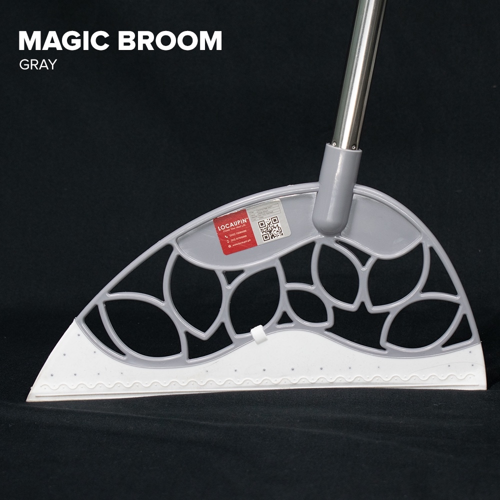 LOCAUPIN Cleaning Tool Magic Broom Dustpan Heavy Duty Bristle Salon ...