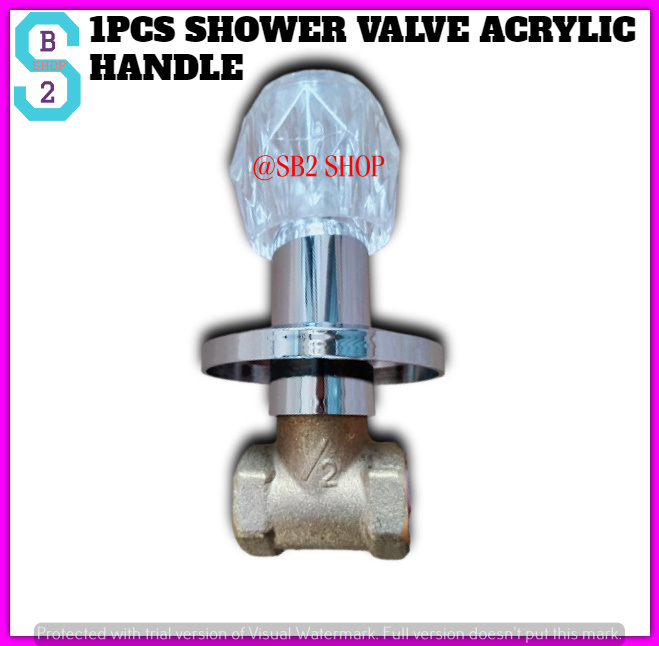 SB2-0707 1PCS Flexco USA Shower Valve Acrylic Handle Qucik Open Dark ...