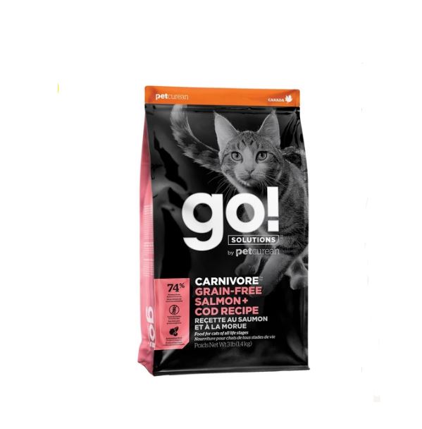 Go! Solutions Carnivore Salmon & Cod Recipe Dry Cat Food 3lbs | Lazada PH