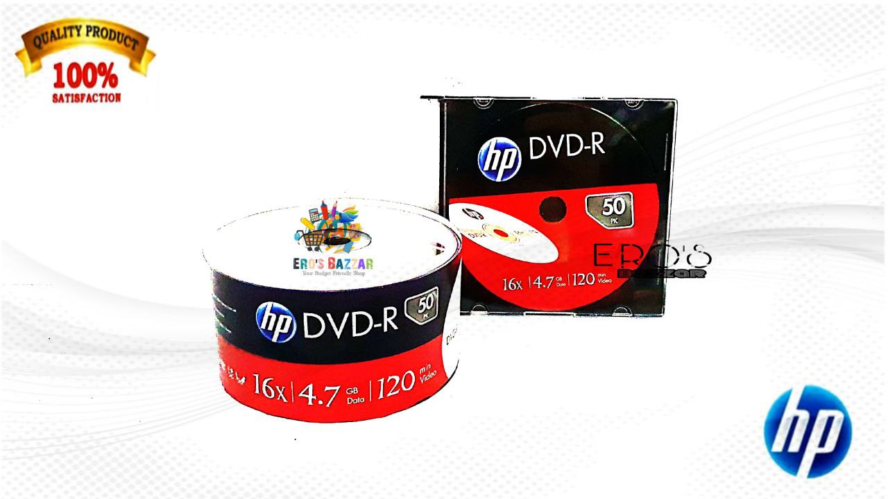HP DVD-R 4.7 GB Blank DVD CD (Ordinary) 1Pc.with Jewel Case | Lazada PH