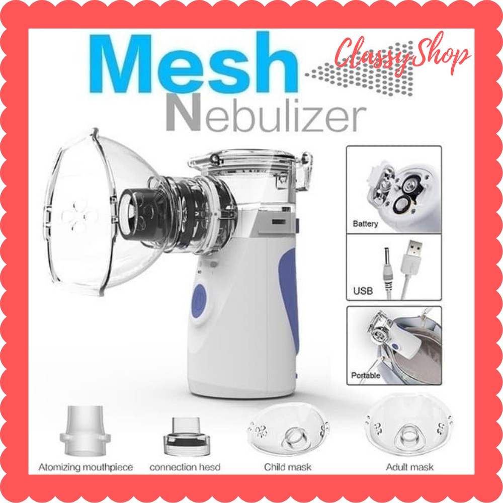 Original Portable Nebulizer Handheld Mesh Inhaler Ultrasonic Atomizer ...