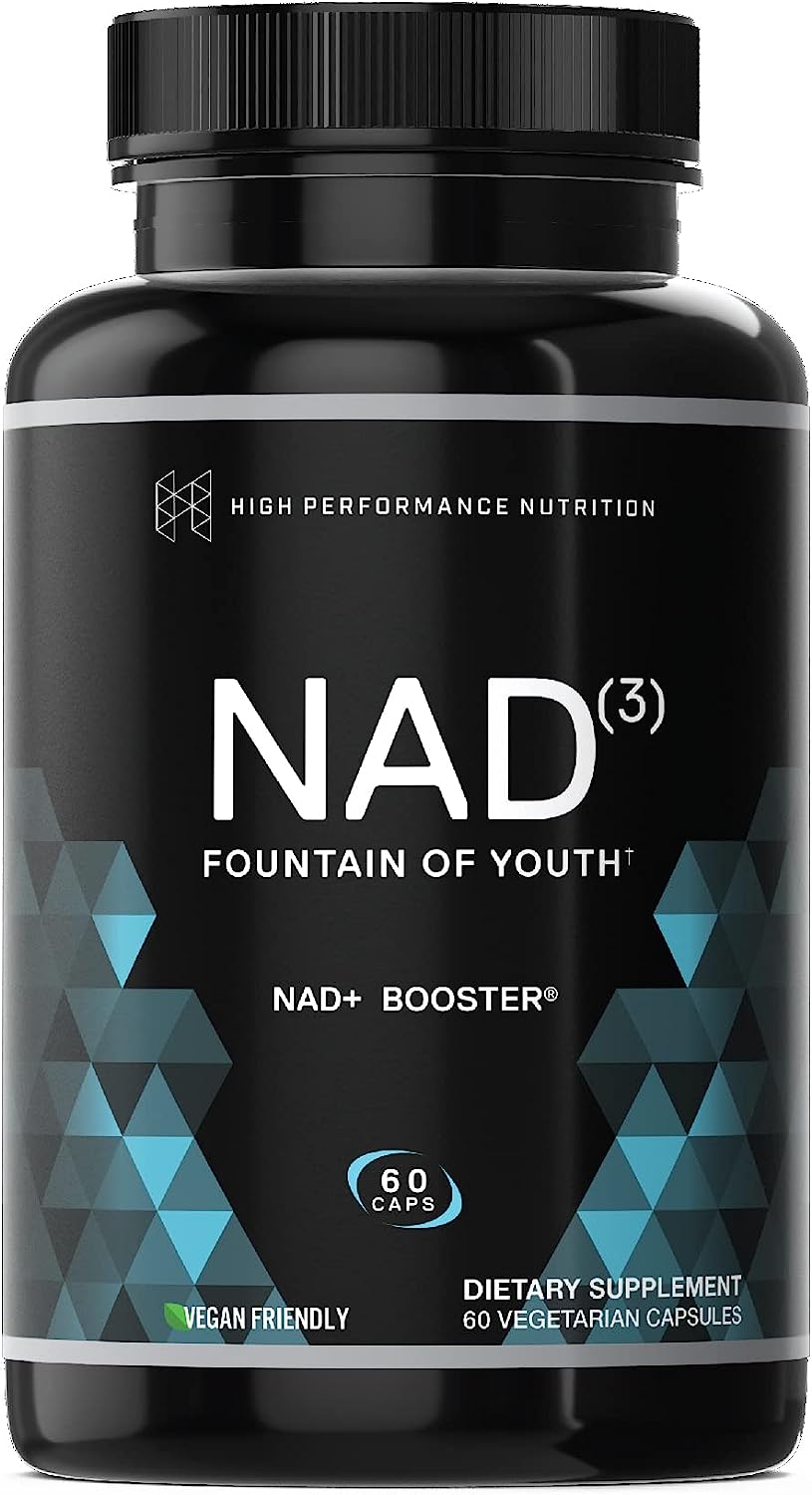 High Performance Nutrition Nad3 Fountain Of Youth NAD + Booster 60 ...
