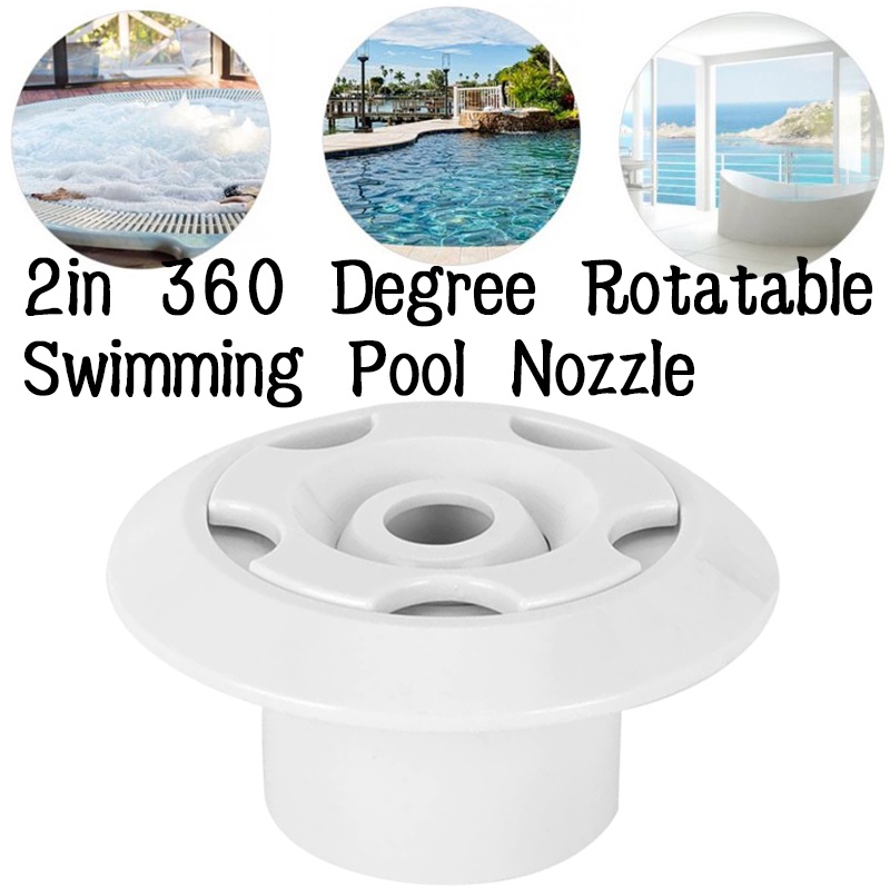 2in 360 Degree Rotatable Swimming Pool Massage Nozzle Water Outlet SPA ...