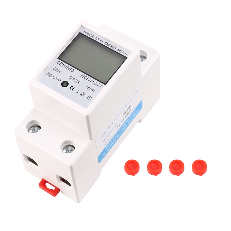 20-80A DDM15SD LCD Backlight Digital Display Single Phase Electronic ...