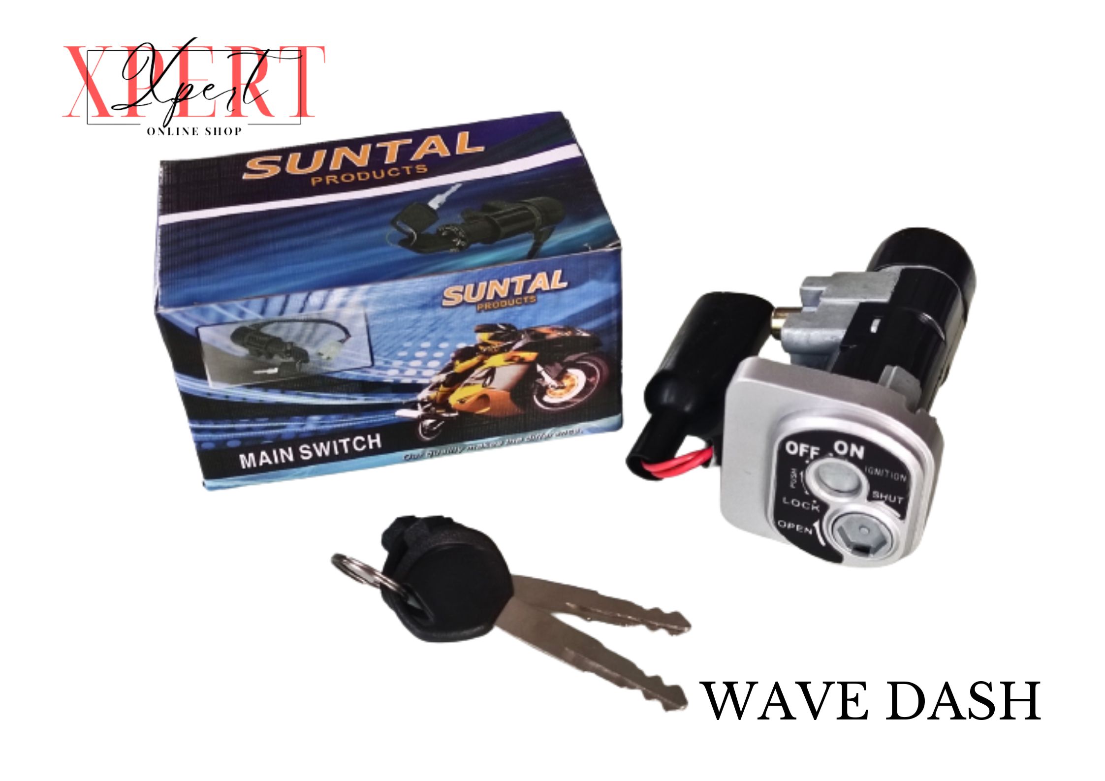 SUNTAL MAIN SWITCH WITH STEERING LOCK ASSY FOR WAVE DASH | Lazada PH