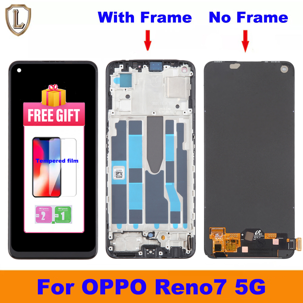 100% Tested Original LCD For OPPO Reno7 Reno 7 5G CPH2371 LCD Display ...